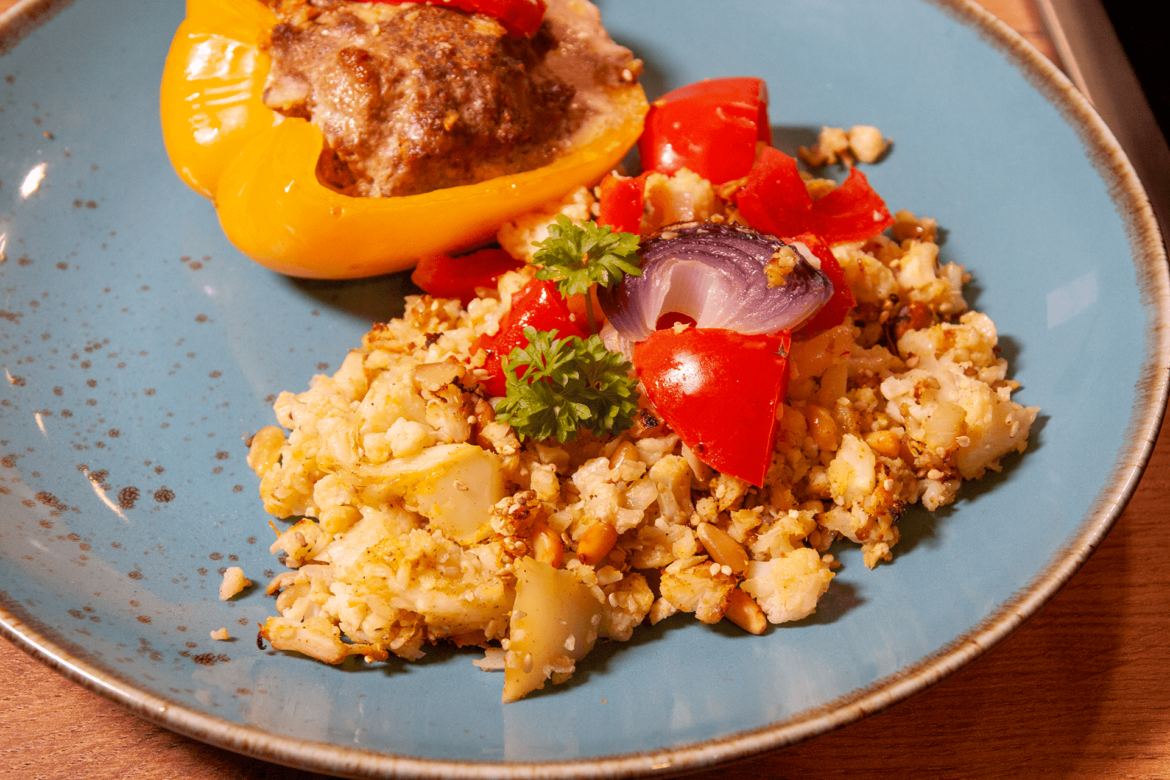 Rezept: Blumenkohlreis mit Nüssen blumencool.de